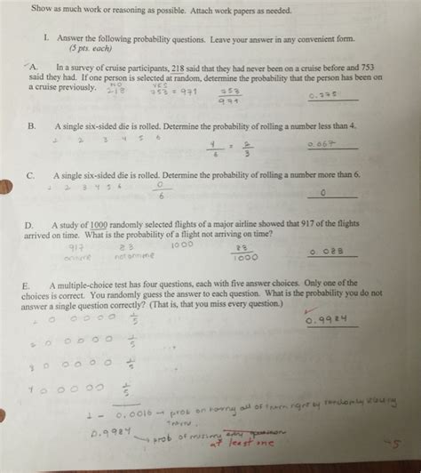 Solved Show As Much Work Or Reasoning As Possible Attach