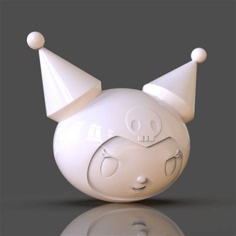 🐱 Sanrio Kuromis Head・free 3d File For 3d Printing・cults