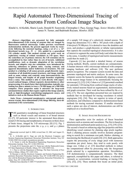 Rapid Automated Three Dimensional Tracing Of Neurons From
