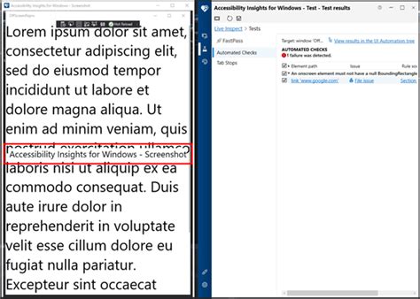 BUG An Onscreen Element Must Not Have A Null BoundingRectangle