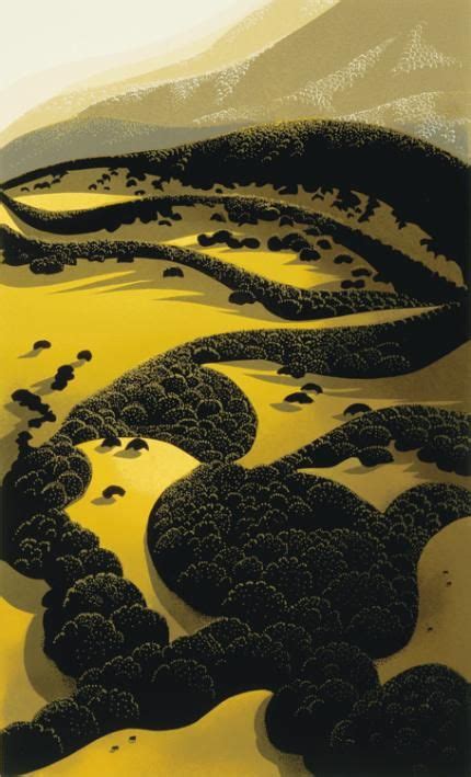 Meadows Into The Distance Eyvind Earle Illustration Illustration