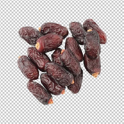 Premium Psd Sweet Fresh Dried Dates Isolated Rendering