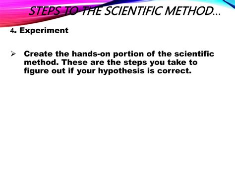 Scientific Methodppt