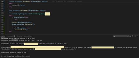 No Error In Problems Only On Publish If App Already Defines A Method