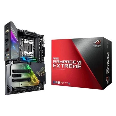 Asus Rog Rampage Vi Extreme Lga 2066 X299 E Atx Motherboard £380 00 Picclick Uk