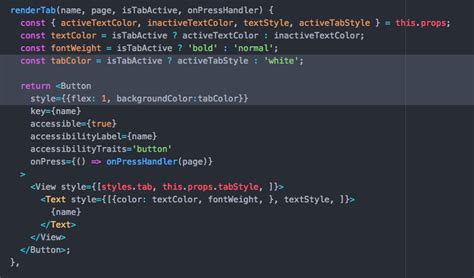 Add Background Color On Active Tab Issue Ptomasroos React Native Scrollable Tab View