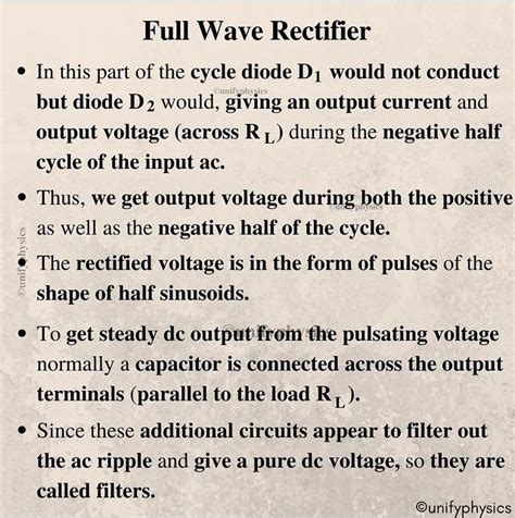 Full Wave Rectifier Circuit Diagram