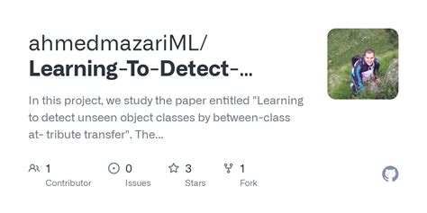 Github Ahmedmazarimllearning To Detect Unseen Object Classes By