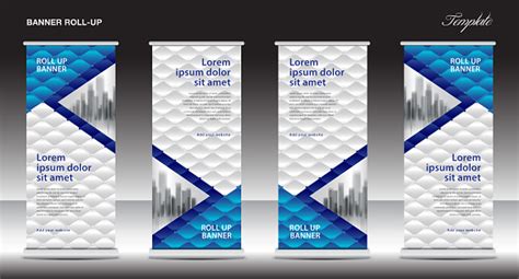 롤업 배너 서식 파일 벡터 광고 X배너 포스터 디자인 디스플레이 레이아웃 전단 웹 배너 전시 스탠드 프레 젠 테이 션 고급 스러운 개념 아이디어를 올려 가리기에 대한 스톡