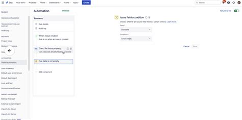 Setting Automation In Smart Checklist