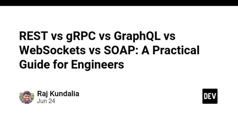 Rest Vs Grpc Vs Graphql Vs Websockets Vs Soap A Practical Guide For