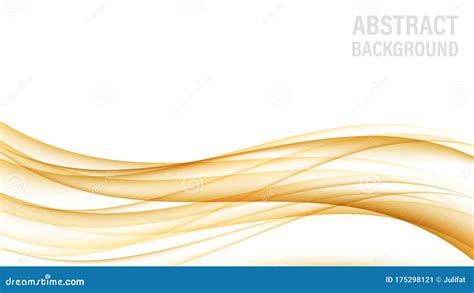 Abstract Background With Gold Waves Abstract Digital Gold Gradient
