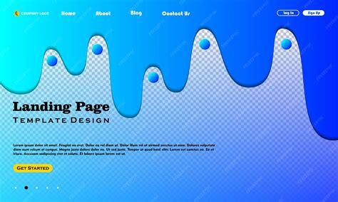 Premium Vector Website Template Design Vector Illustration Concept