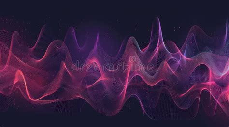 An Artistic Representation Of Abstract And Colorful Wave Patterns Set