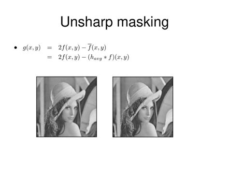 Lecture 10 Image Sharpening Ppt Download