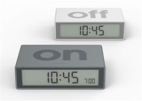 FLIP Alarm Clock Turns Off By Turning It Over