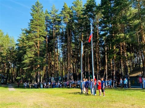 Открытие смены «Время Первых в ДОЛ «Чайка Сегодня 10 июня в ДОЛ «ЧАЙКА прошла торжественная