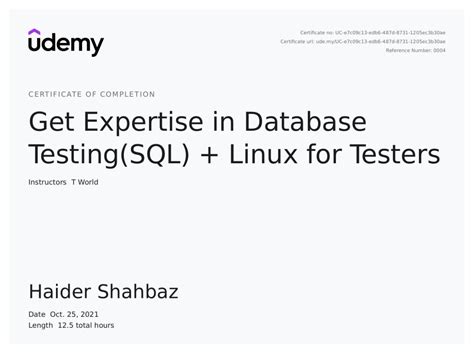Haider Shahbaz On Linkedin Linux Testing Database Sqltraining