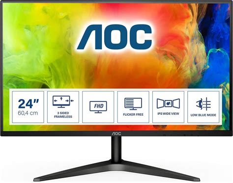 AOC B Xhs Inch Cm X Pixels LCD Monitor Withhdmi Vga Port Full Hd