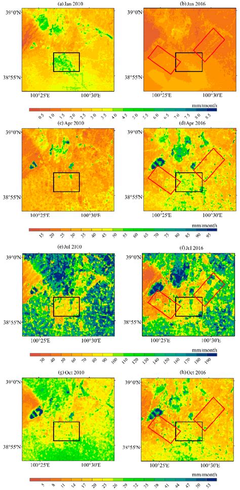 Comparison Of Monthly Evapotranspiration In Urban Areas Of Zhangye In Download Scientific