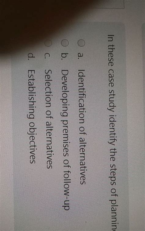 In These Case Study Identify The Steps Of Studyx