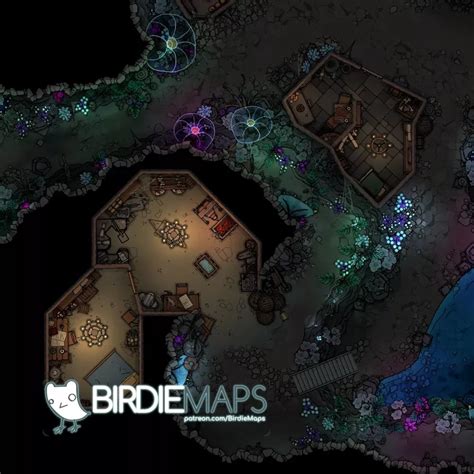 Free Underdark Cave Keep 50x50 Rdndmaps