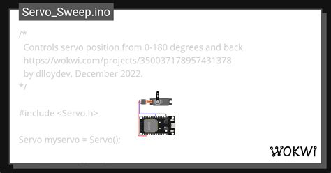 Servoo Copy Wokwi Esp32 Stm32 Arduino Simulator