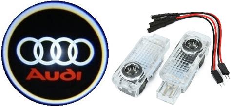 Logo Led Lampki X2 Drzwi Audi A3 8l 8p A7 Q3 Q5 Q7 Tt A4 B6 B7 A6 C5 C6