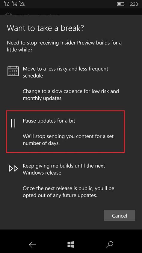 How To Pause Windows Insider Updates For PC And Mobile Windows Central