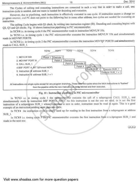 microprocessors and microcontrollers 2010 2011 be it information