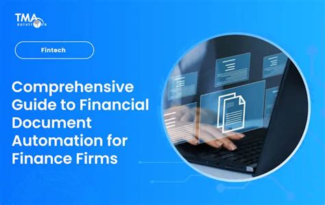 Financial Document Automation Key Benefit And Best Practice