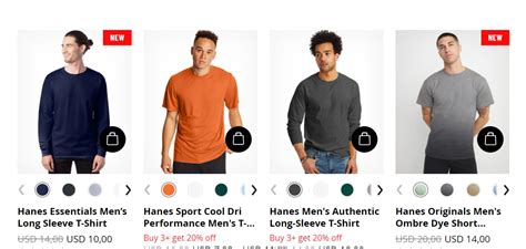 Hanes T Shirts Size Charts Hood Mwr