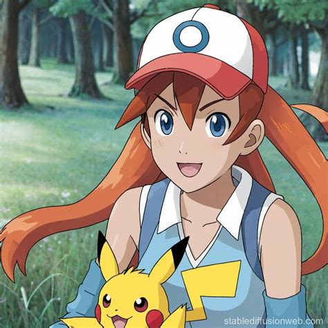 Misty Pokemon Kiss A Middle Aged Man On The Lips Prompts Stable