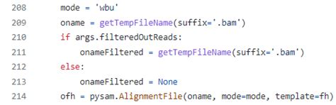 alignmentsieve output bamfile · issue 1147 · deeptools deeptools · github