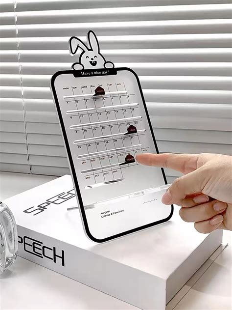 1pc Random Color Desktop Calendar