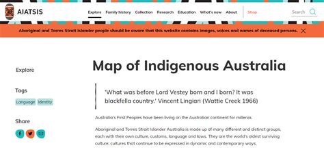 Aiatsis Map Of Indigenous Australia Early Education Leaders Peer Network