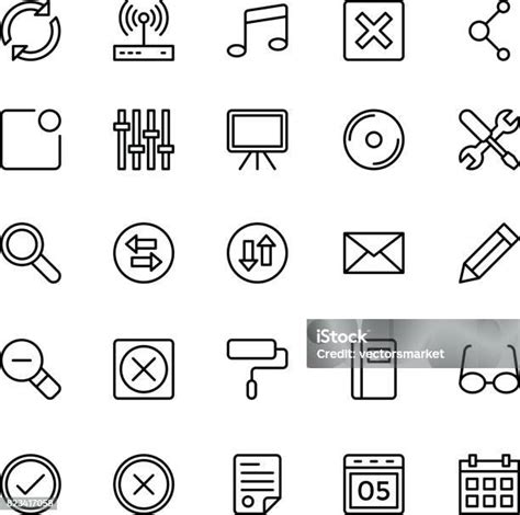 웹 및 모바일 Ui 선 벡터 아이콘 11 검사 보기에 대한 스톡 벡터 아트 및 기타 이미지 검사 보기 나사돌리개 다운로드