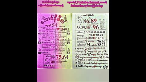 18 3 2024 မှ 22 3 2024 ထိ တစ်ပတ်စာအတိတ်စာရွက်များ 2d 3d 2024 အတိတ်စာရွက် Youtube