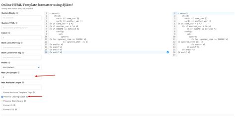 Bug Formatter · Issue 566 · Djlintdjlint · Github