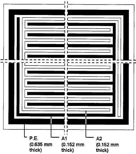 Schematic Viewgraph Of The Coplanar Anode Grid Pattern Of The Cdznte Download Scientific