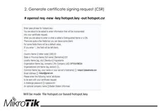 Open Ssl Certificate Https For Hotspot Mikrotik PDF Internet Computing