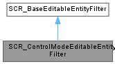 Arma Reforger Script API SCR ControlModeEditableEntityFilter Interface Reference