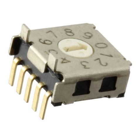 Omron A6k 0001b Smt Rotary Dip Switch Highly Reliable Compact Design Rapid Electronics