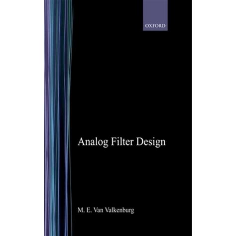 Pre Owned Analog Filter Design Hardcover 0195107349 9780195107340
