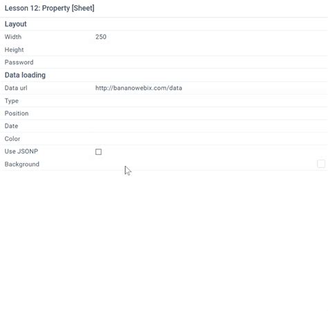 Bananowebix Lesson 12 Property Sheet B4x Programming Forum