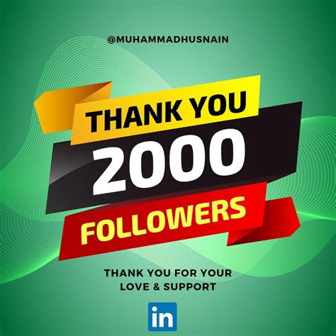 Muhammad Husnain On Linkedin Thrilled To Reach 2000 Followers On Linkedin Thank You For Your