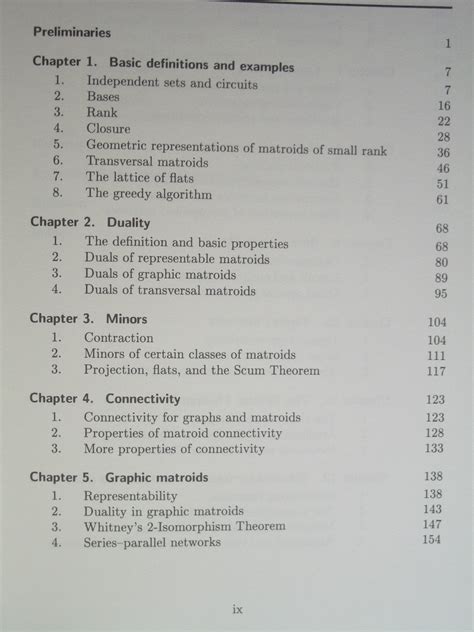 Matroid Theory By Oxley James G Very Good Hard Cover 1992 First