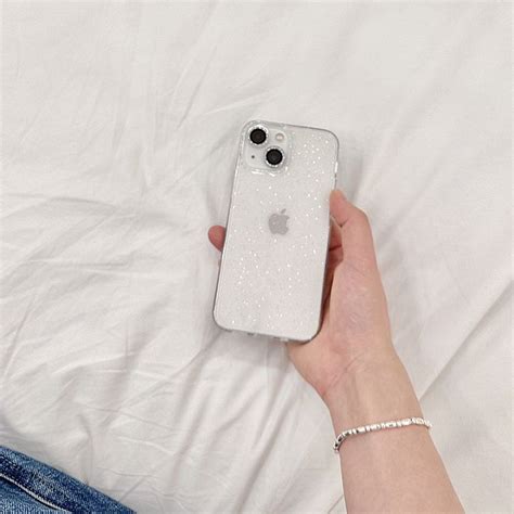 로이로이 ⚡직진배송⚡미닛 글리터 아이폰케이스 카메라필름 렌즈보호 큐빅링 7 8 X Xr 11 12 13 14 15 프로 맥스 갤럭시 투명 핸드폰 휴대폰 딥퍼플 젤리 보호