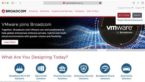 In The Upper Right Corner Select Support Portal Either Log In By