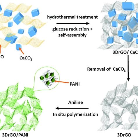 Scheme 1 Preparation Of 3d Rgo And 3d Rgo Pani Download Scientific